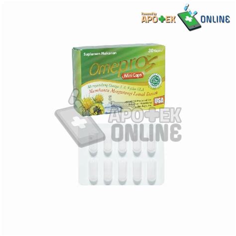 Omepros Mini Caps 30 Capsul Shop Tokopedia