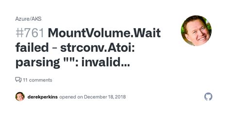 mountvolume waitforattach failed strconv atoi parsing invalid