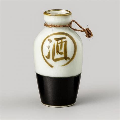 Japanese Sake Bottle Maru Sake Tokkuri