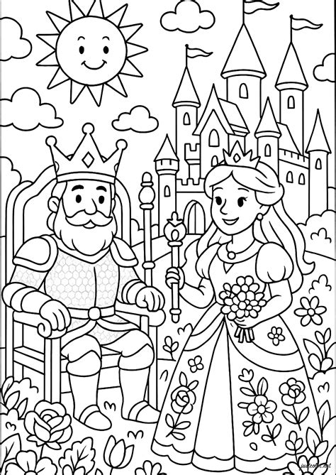 Black King And Queen Drawing