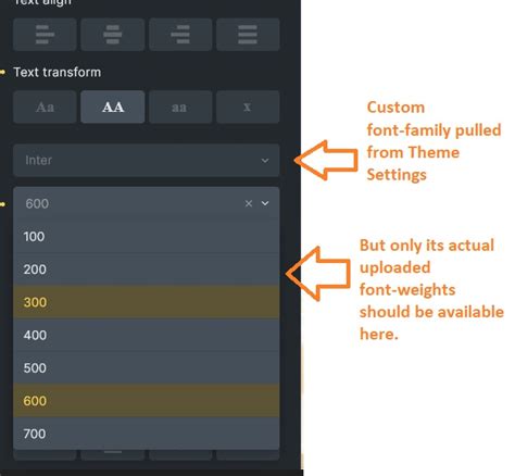Auto Pull Font Weights Of Custom Fonts Feature Requests Improvements Bricks Community Forum