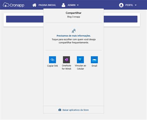 compartilhar url share url cronapp docs cronapp