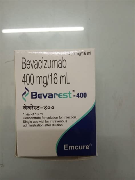 Bevarest 400 Mg Injection At Rs 18000vial Cancer Injection In