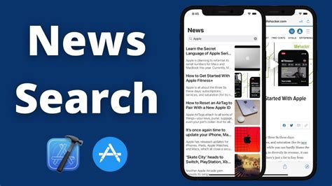 Swift News App Search 2021 Xcode 12 Swift 5 Ios Development For Beginners Youtube