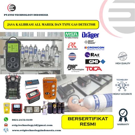 Jual Jasa Kalibrasi Gas Detector Portable Personal Multi Gas Detector