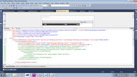 sql database in ui for wpf ganttview telerik forums