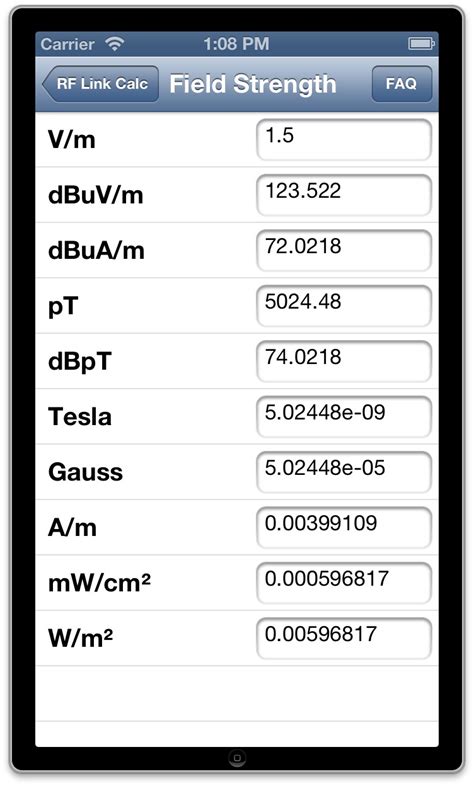 Rf Receiver Sensitivity Calculation