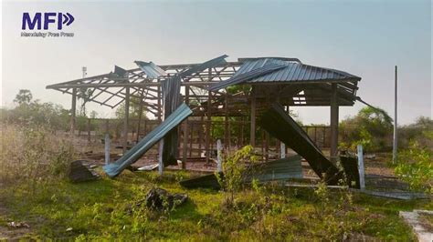 ကနီမှာ စာသင်ကျောင်းကို ပစ်မှတ်ထားပြီး စစ်အုပ်စုက တိုက်လေယာဉ်နဲ့ ဗုံးက