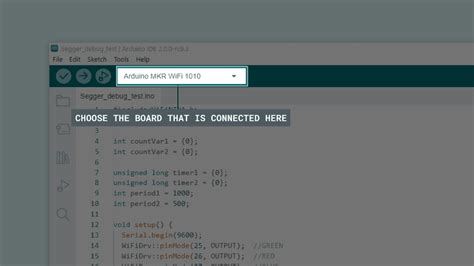 Selecting Board And Port In Arduino Ide 2