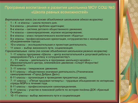 Проекты программ воспитания и развития классных коллективов школы презентация онлайн