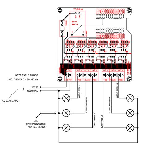 6ch Traffic Light Controller Arduino Based Programmable Board Iotmug
