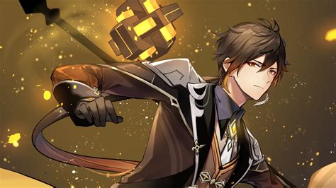 Zhongli Portrait K Hd Genshin Impact Wallpapers Hd
