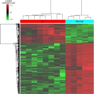 Hierarchical Clustering Of Samples Reflecting The Profiles Of Normal Download Scientific
