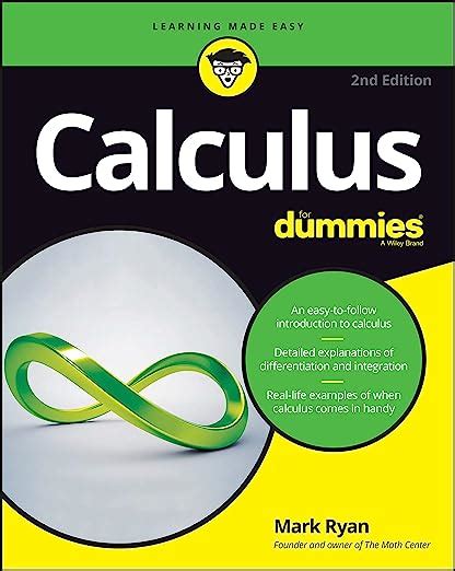 Calculus For Dummies For Dummies Lifestyle Ryan Mark Amazon Com Books