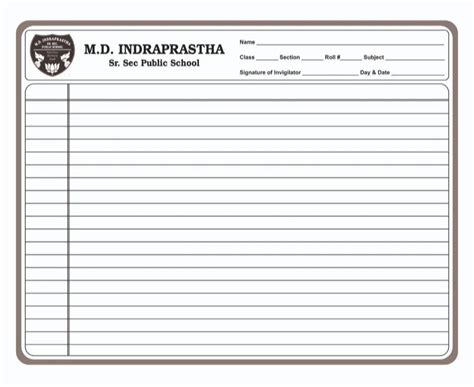 Answer Sheet Printing Service In New Delhi Id 24253498012