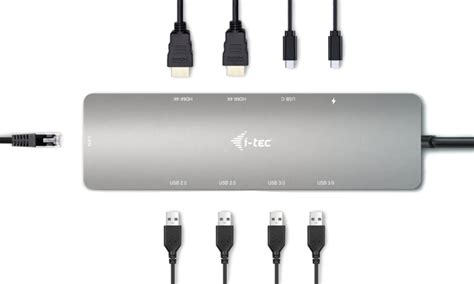 I Tec Usb C Metal Nano 2x Hdmi Display Docking Station Pd 100w