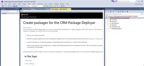 Dynamics Crm Package Deployer Carl De Souza