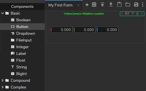 Form Builder Components Zero Density Documentation