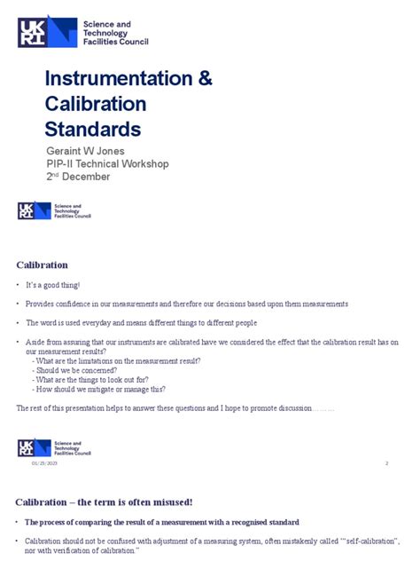 Instrumentation Calibration Standards Pdf Calibration Measurement