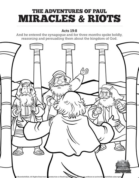 Acts Coloring Pages Coloring Pages