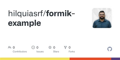 Github Hilquiasrfformik Example