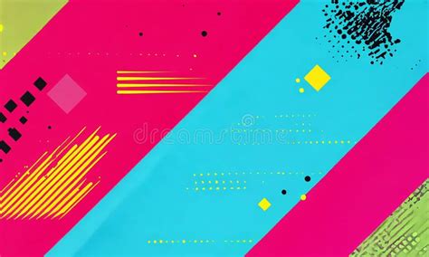 Vibrant Abstract Design With Dynamic Shapes And Colors Stock Video