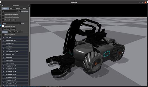 The Imported Urdf Model Is Incorrect Isaac Gym Nvidia Developer Forums