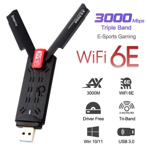 Kebidumei Ax Usb Wifi E Adapter Mbps Network Card Tri Band G G G Wifi Receiver