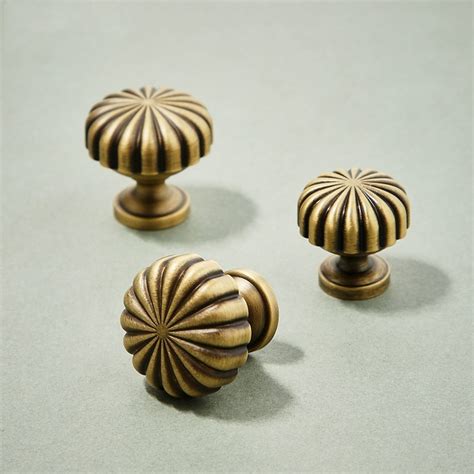 Antique Brass Knobs Etsy