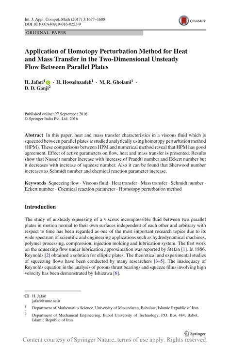 Application Of Homotopy Perturbation Method For Heat And Mass Transfer In The Two Dimensional