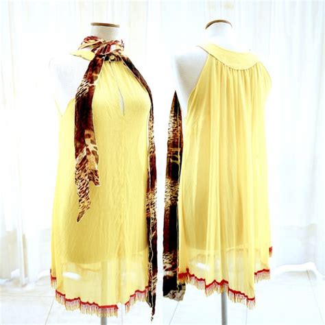 Bohemian See Through Dress Etsy