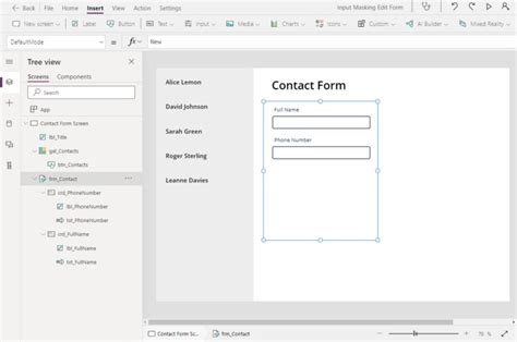 Power Apps Phone Number Formatting In A Form Input Mask