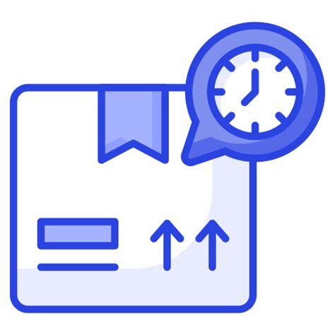 Processing Time Free Shipping And Delivery Icons