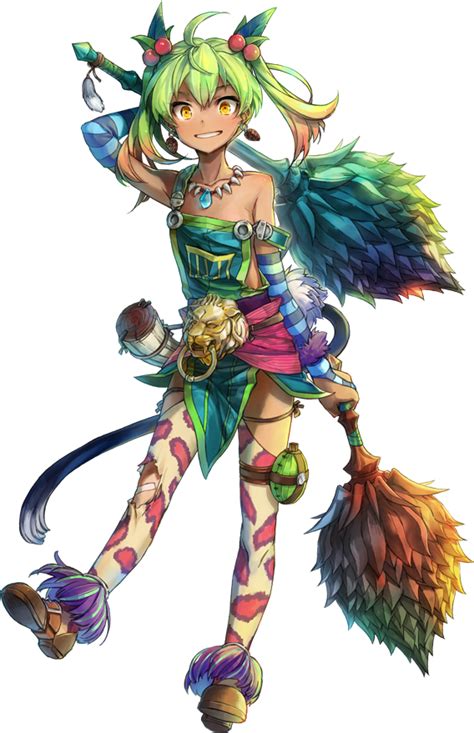 Ricotta Beldine Ys Ys Viii Lacrimosa Of Dana Official Art 1girl Green Hair Jewelry