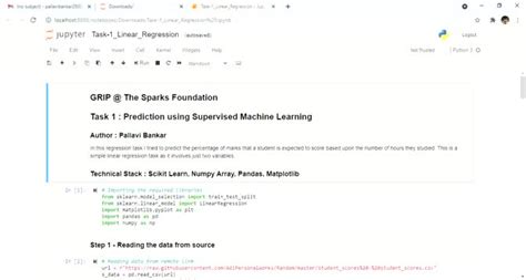 pallavi bankar on linkedin task1 datascience thesparksfoundation