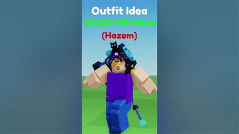 Making Roblox Hazem Outfit Idea 💸 Youtube