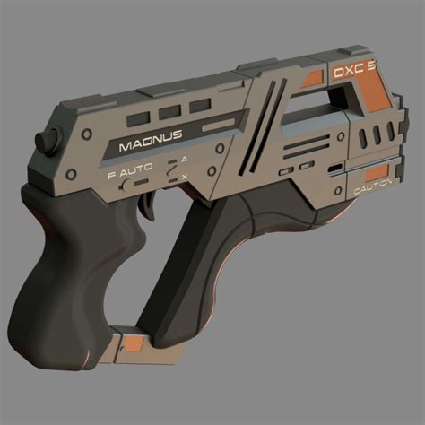 🔫 Mass Effect M 6 Carnifex 3d Model・ Stl File For 3d Printing・cults