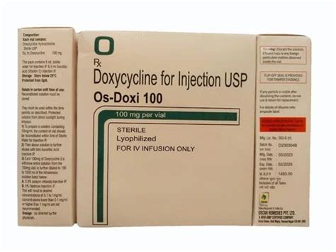100mg Doxycycline Injection Usp At ₹ 110 Vial Doxycycline Injection In Navi Mumbai Id
