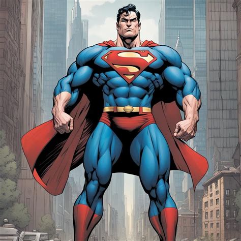 Enormous And Buff Superman Ai Generated Artwork Nightcafe Creator