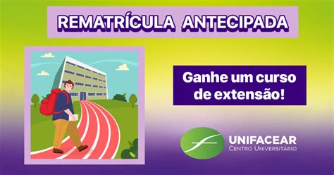 Rematrículas Para 20251 Estão Abertas Unifacear