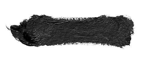 흰색 배경에 격리된 블랙 브러시 스트로크입니다 오일 페인트 추상 적 스트로크 수채화 브러시 스트로크 디자인 모형 피에 대한 스톡