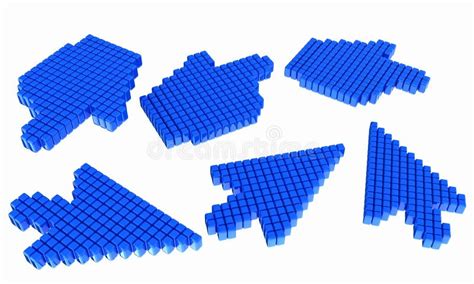 Set Of Link Selection Computer Mouse Cursor Stock Illustration Illustration Of Finger Hand