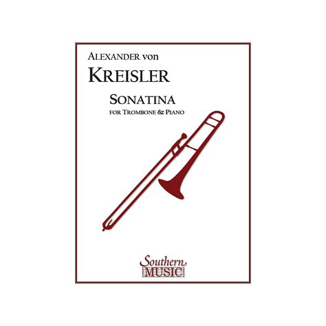 Southern Sonatina Trombone Southern Music Series Composed By