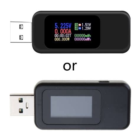 Digital Power Meter Tester Oled Screen Usb Tester Multimeter Current