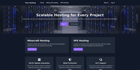 Hosting Template Standalone Website Builtbybit
