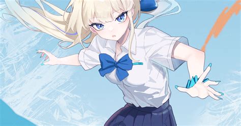 여름 교복 일러스트 특집