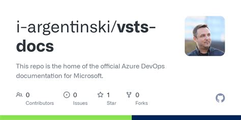 Vsts Docsdocsprojectwikimarkdown Guidancemd At Master · I Argentinskivsts Docs · Github