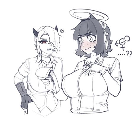 Azazel And Zdrada Helltaker Drawn By Jdw Danbooru