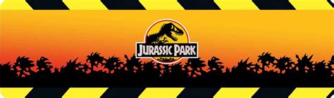 Door Plate Jurassic Park Yellow Custom Pinball