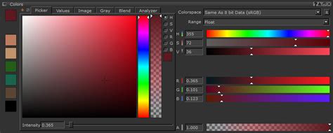 Selecting Colors From A Picker Or Image